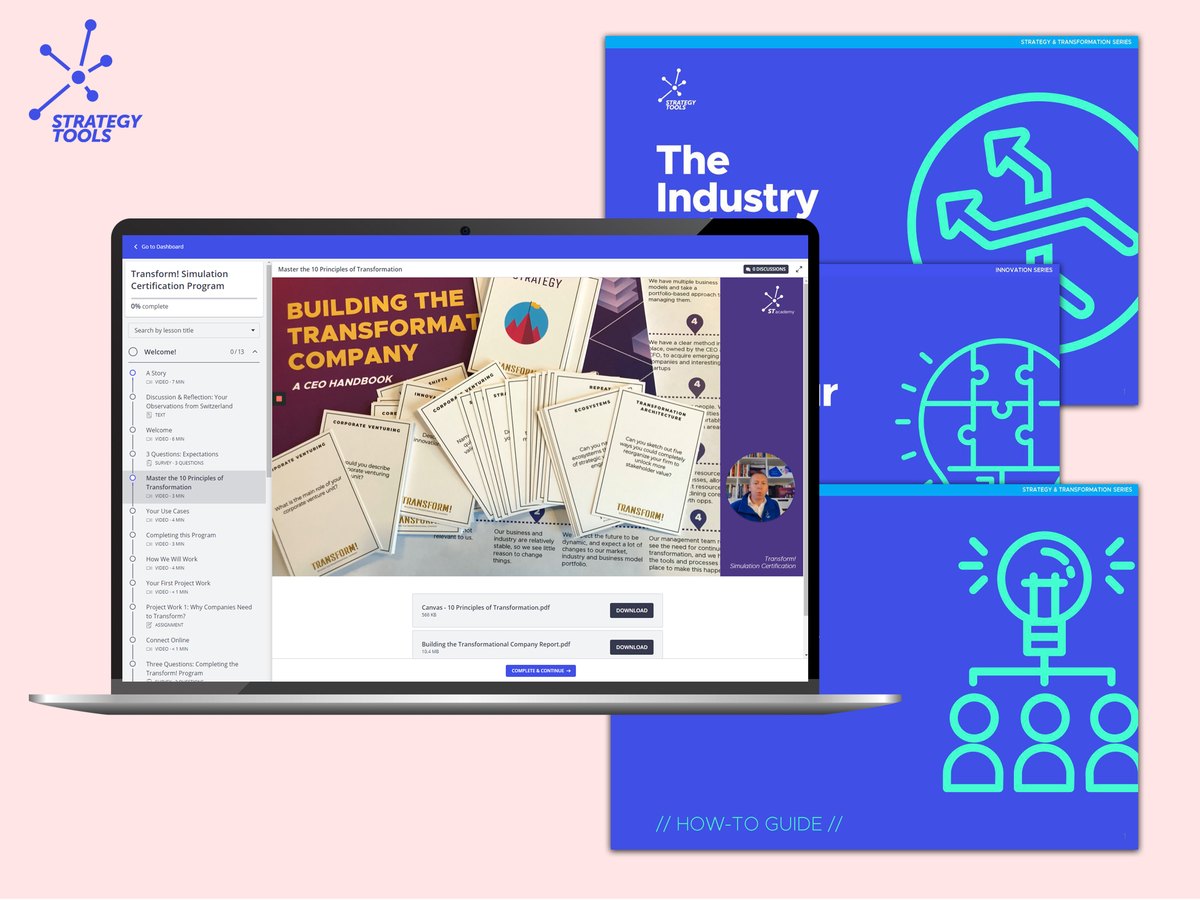 Transform! Simulation Kit & Certification Program – Strategy Tools