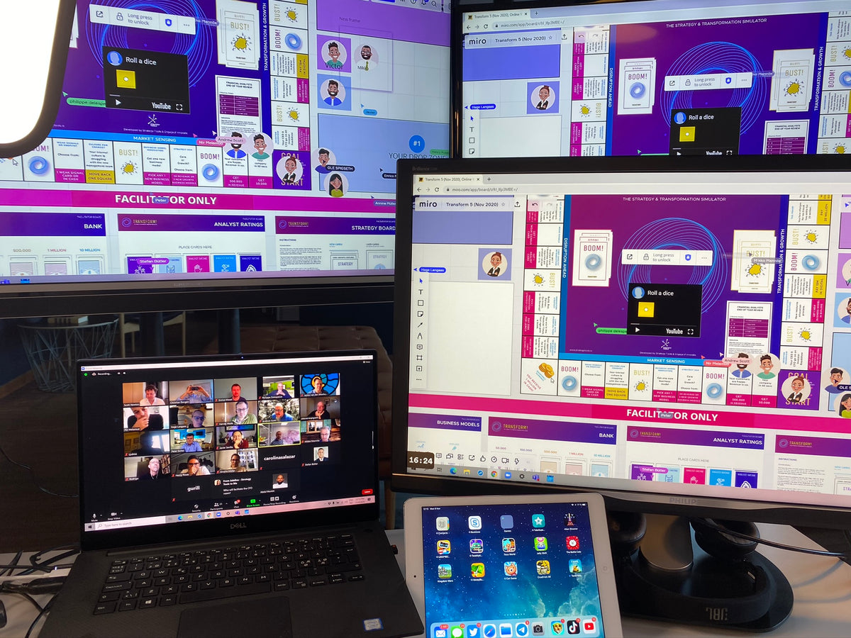 Transform! Digital Simulation Facilitator Certification – Strategy Tools